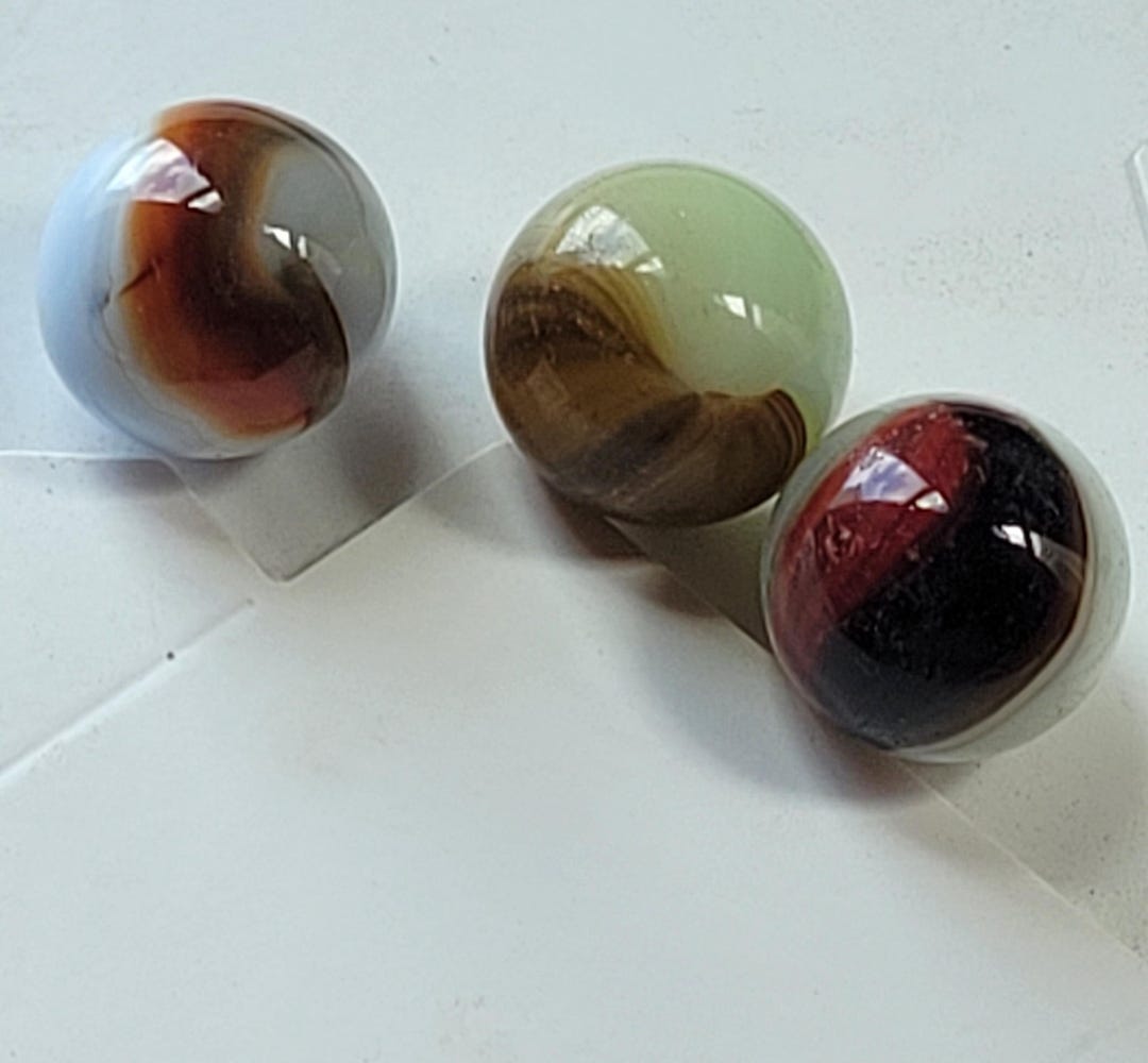 Lot of 3 Gorgeous Dug Early Master Made Marbles 5/8in. - Etsy