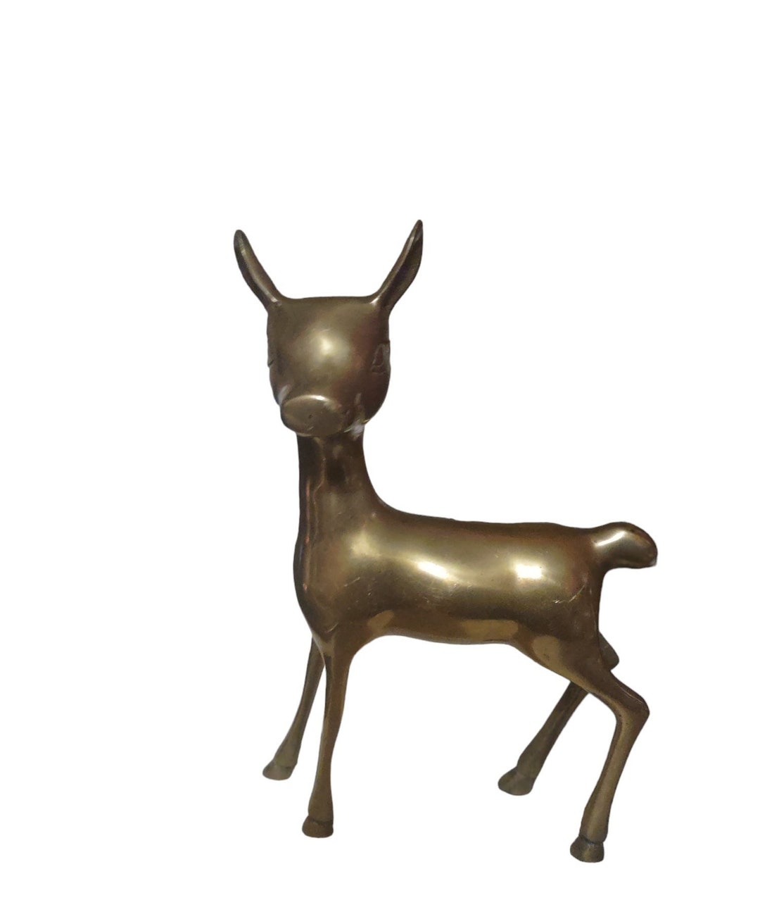 Solid Brass Mid Century Modern MCM Deer - Etsy