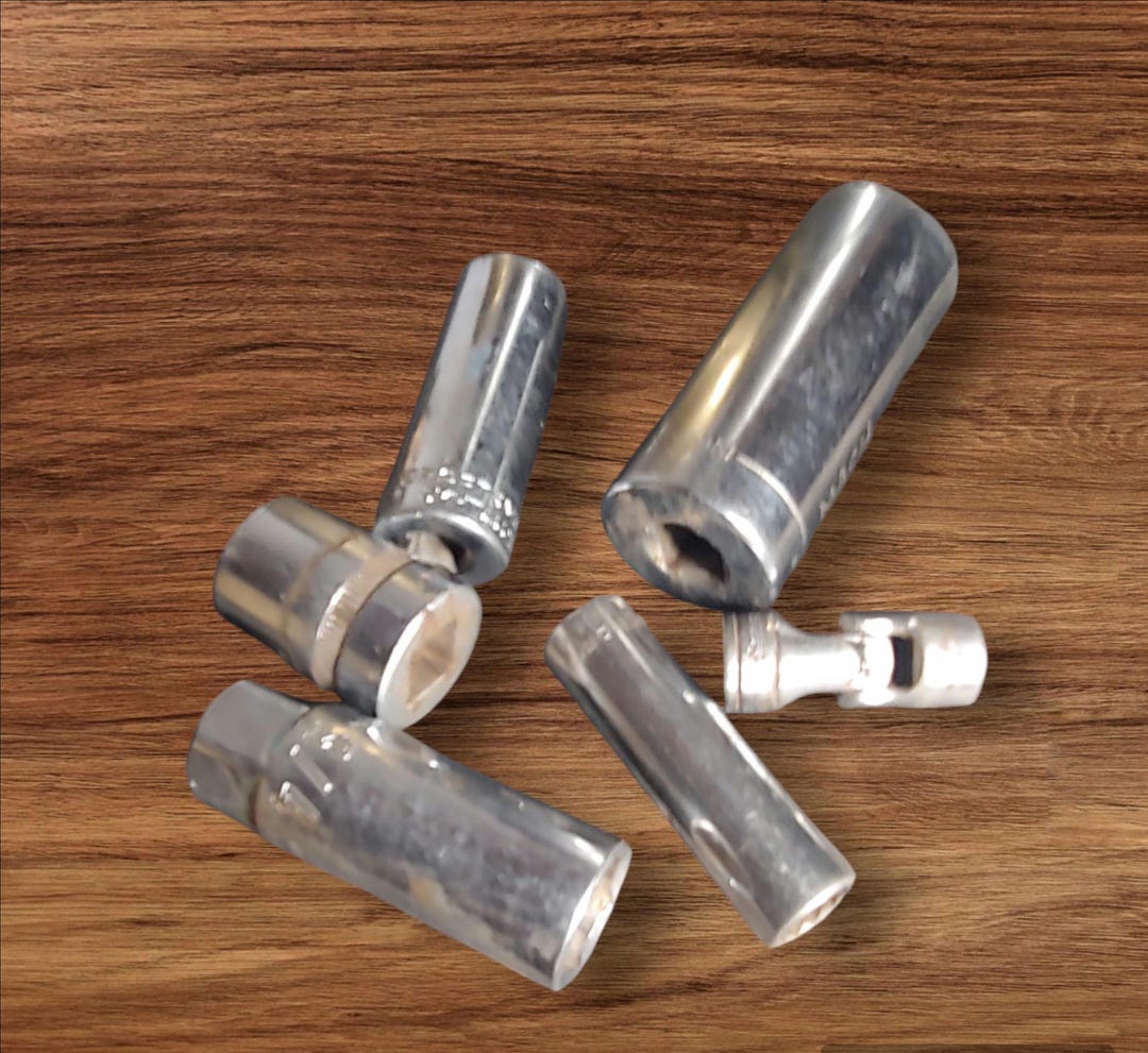 Six Vintage American Made Sockets Craftsman Deep Well and a Snap On - Etsy