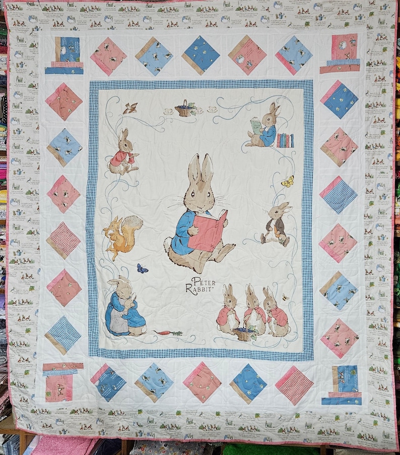 Tale of Peter Rabbit Quilt - Just Reduced - Etsy