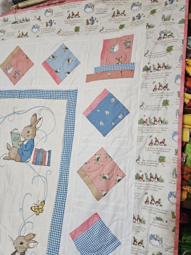 Tale of Peter Rabbit Quilt - Just Reduced - Etsy
