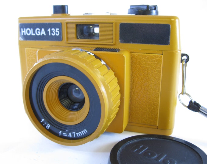 Vintage Holga Butterscotch Camera 35mm Film Holga 135 With Strap and ...