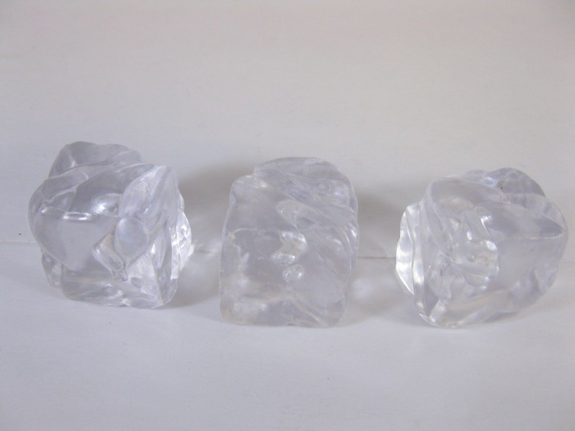 Realistic Faux Fake Food Replica Acrylic ICE Cubes Display | Etsy