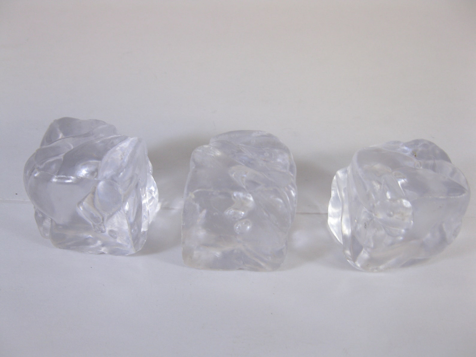 Realistic Faux Fake Food Replica Acrylic ICE Cubes Display | Etsy