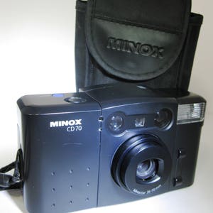 Minox CD 70 35 Mm Camera With Minoctar 35-70mm Zoom Lens and Minox Case ...