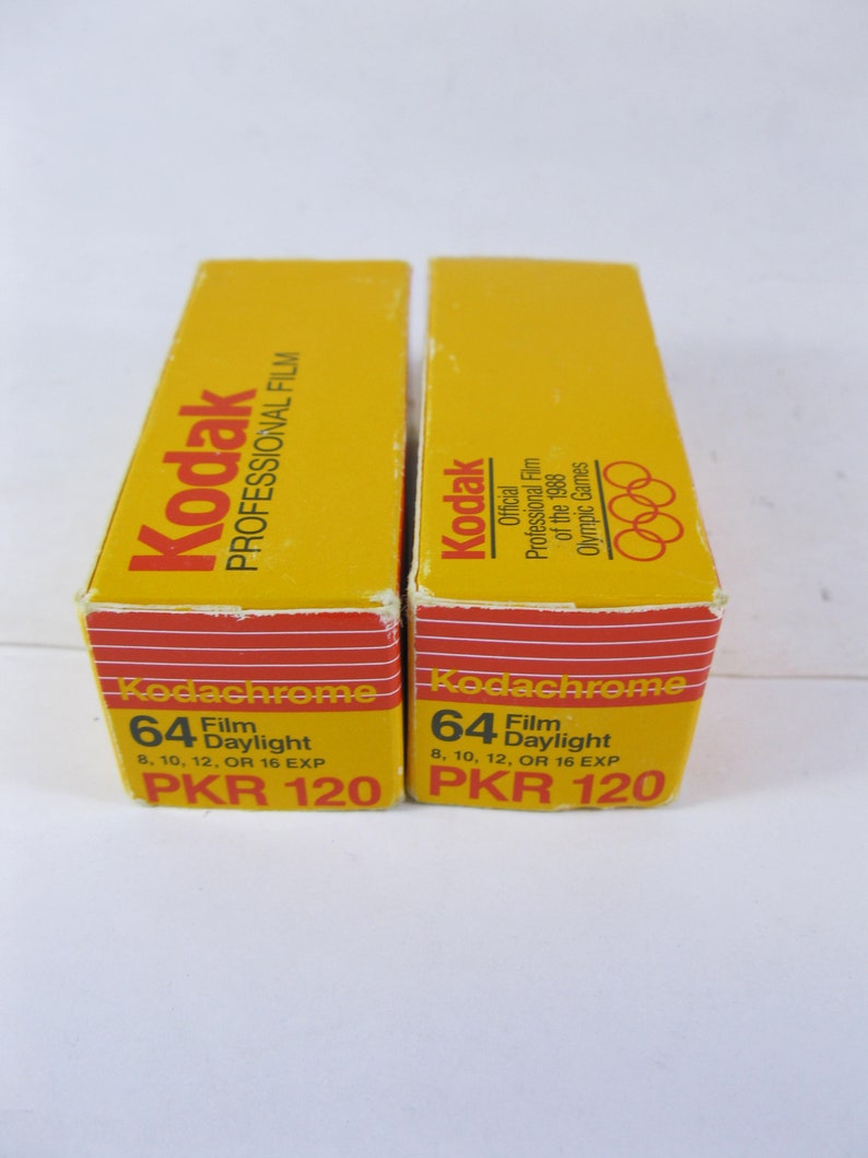 2 Rolls Vintage Kodak Kodachrome KR 64 120 Film: Collector's Item - Etsy