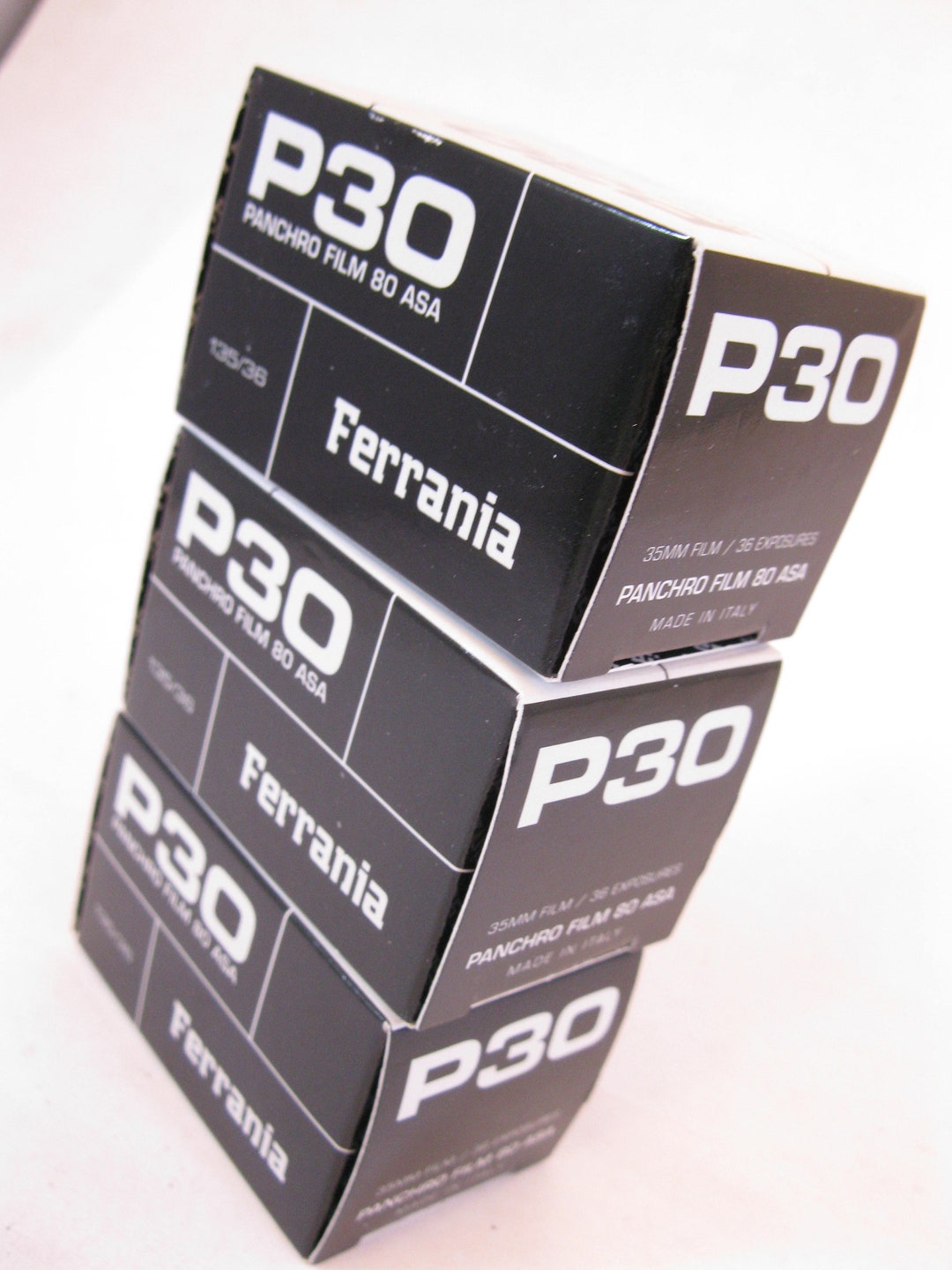 Three Rolls NEW Ferrania P30 Black & White Film 35 Mm X 36 Exposure - Etsy