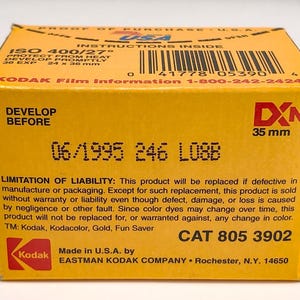 Three Rolls Vintage Kodak Gold Ultra 400 35mm Film - Etsy