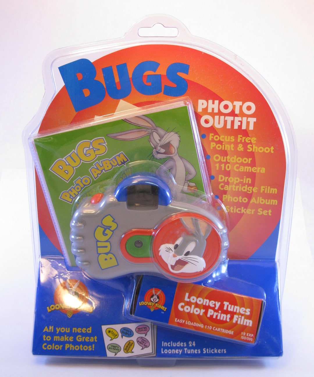 Looney Tunes BUGS Photo Outdoor 110 Camera Collectible 110 Format NIB ...