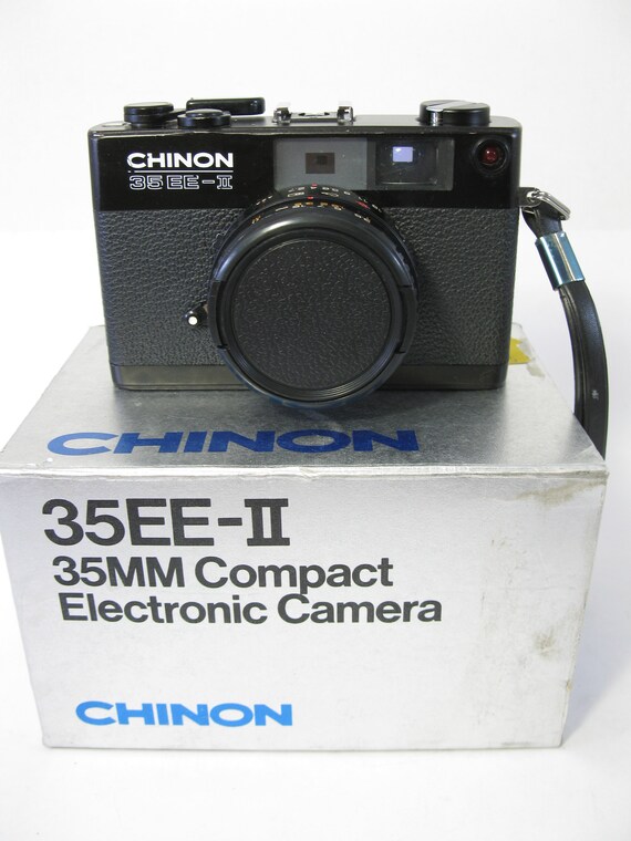 Vintage Chinon 35 EE Compact Rangefinder 35mm Camera with | Etsy