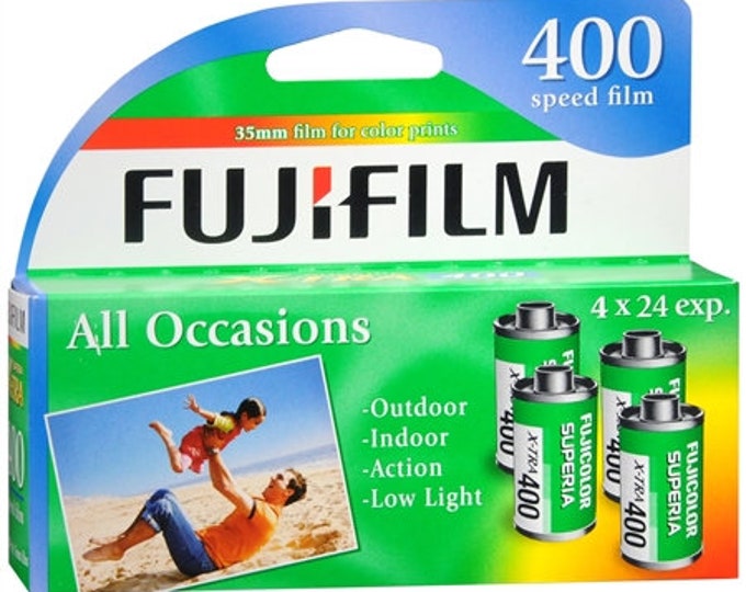 4 Rolls Fujifilm Fujicolor 400 Speed 35mm Color Film, 24 Exposures 4 ...