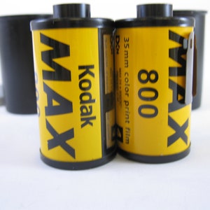 Rare Kodak Max 800 Film: 35mm, 24 Exposures (two Rolls) - Etsy