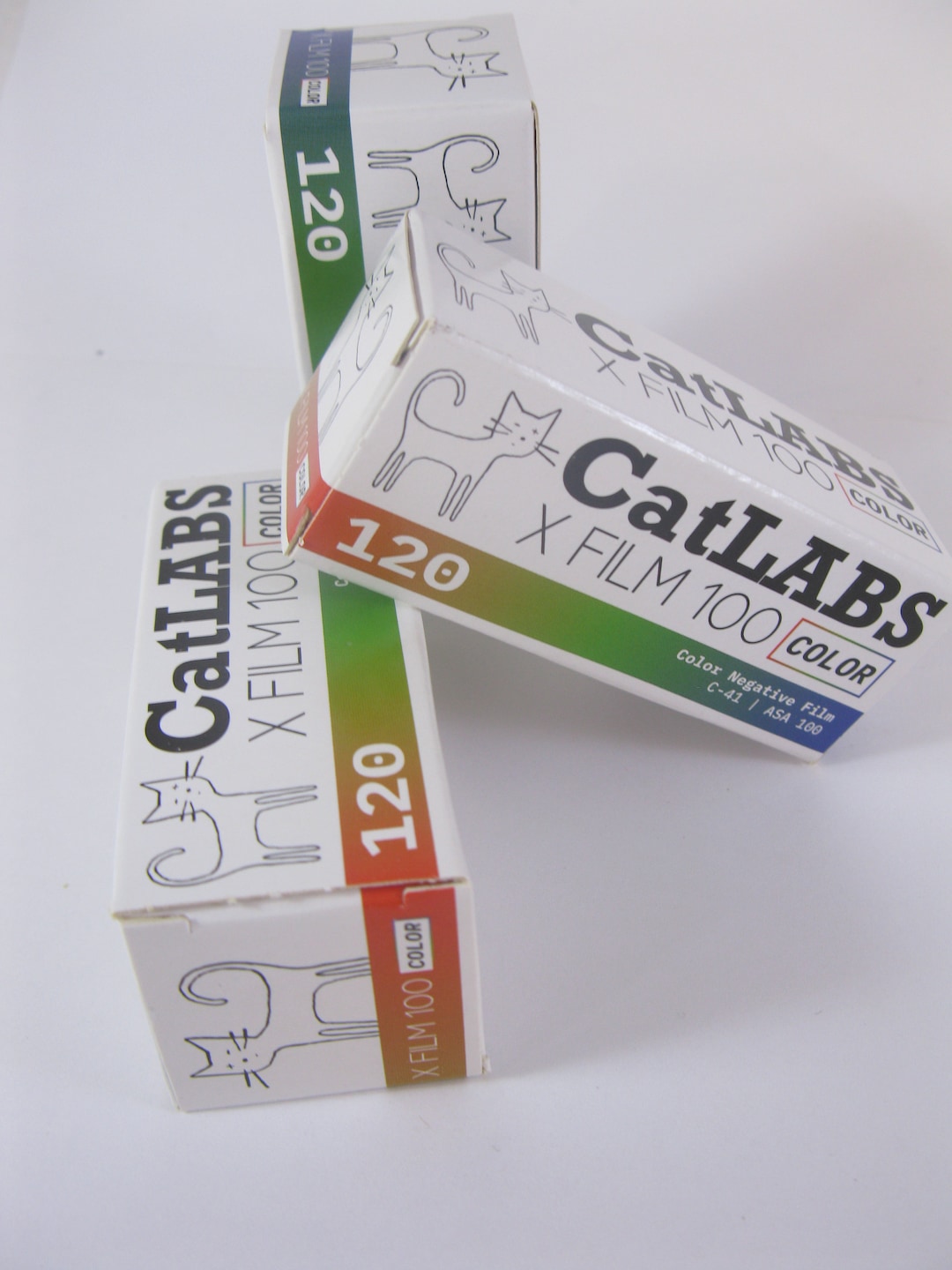 Three Rolls New Catlabs X Film 100 COLOR 120 Format - Etsy