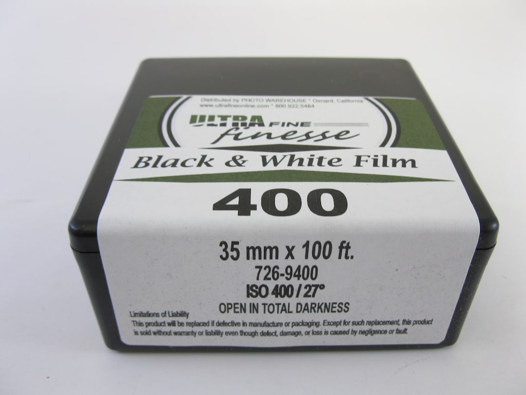 Ultrafine Finesse 400 35mm X 100 Ft Black and White Film - Etsy