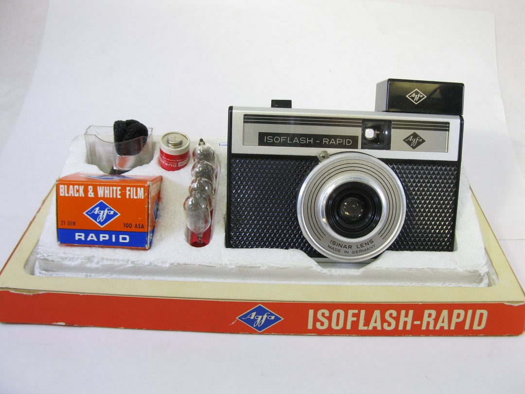 Vintage Camera Agfa ISOFLASH-RAPID C Camera 35mm Film Made in Germany ...