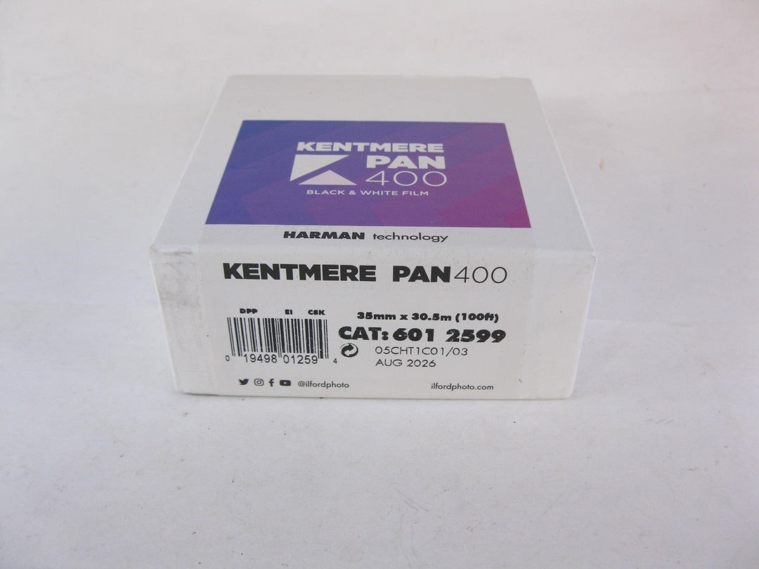 Kentmere PAN 400 Black and White Film: 35mm X 100 Foot Roll - Etsy