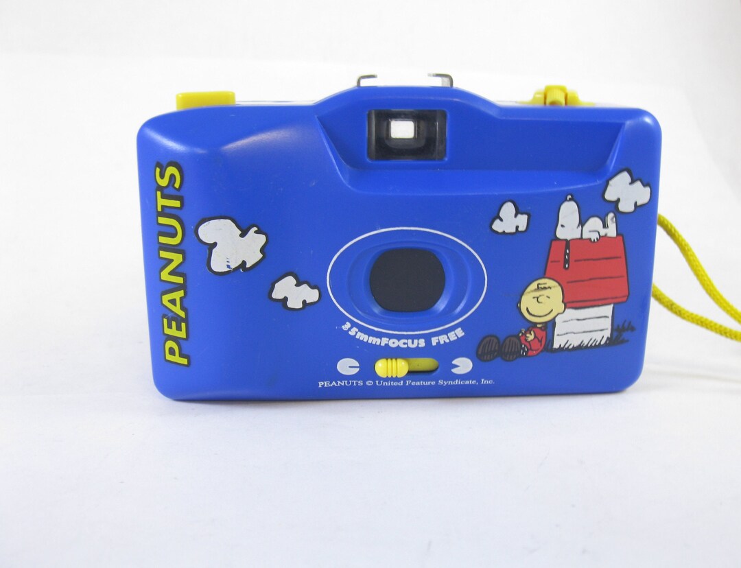 Extremely Rare Snoopy and Charlie Brown Peanuts 35 Mm Film Blue Camera ...