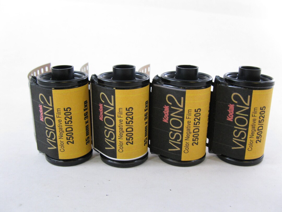 4 Rolls VINTAGE Kodak 5205 Vision 2 Ultrafine Motipix 35 Mm Motion ...