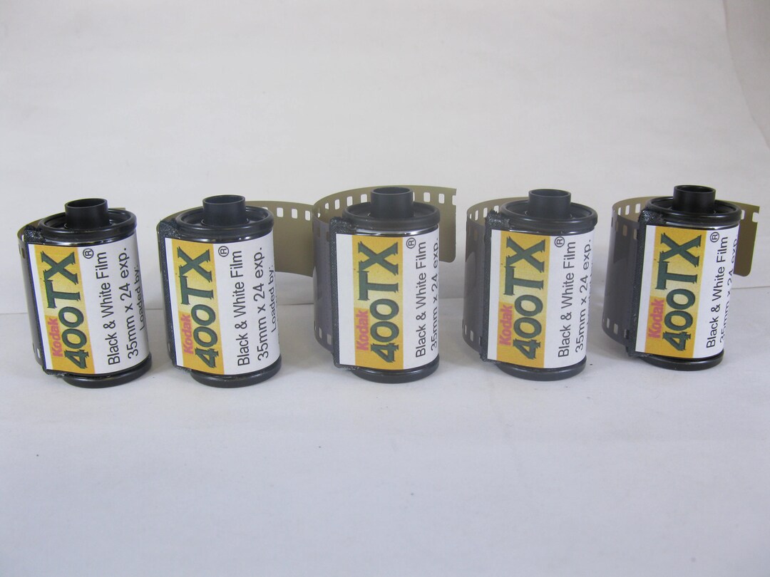 5 Rolls Kodak Tri-x 400TX Film: 35mm Black & White, 24 Exp - Etsy