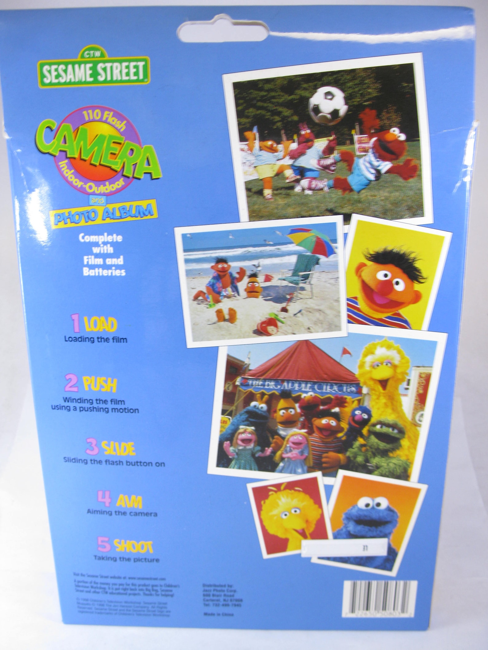 Rare Vintage Sesame Street Elmo Red Pocket 110 Flash Camera Outfit Film ...