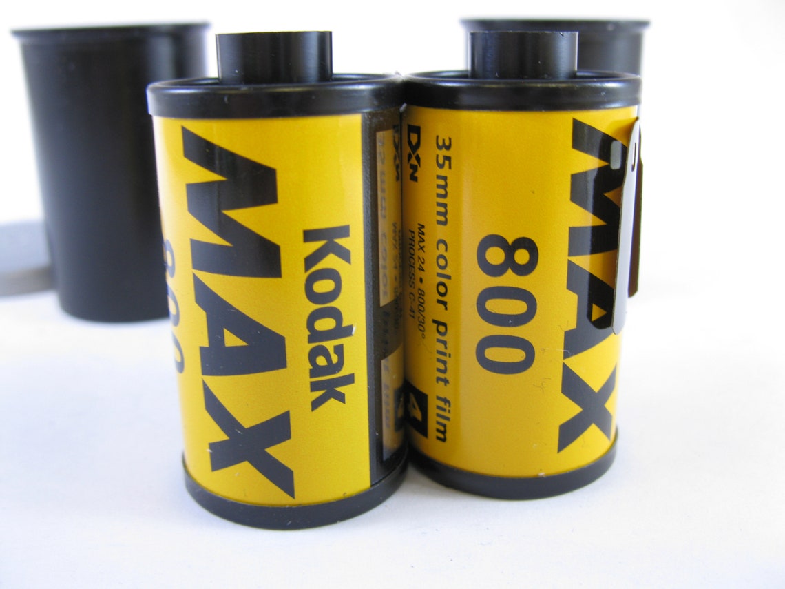 Rare Kodak Max 800 Film: 35mm, 24 Exposures (two Rolls) - Etsy