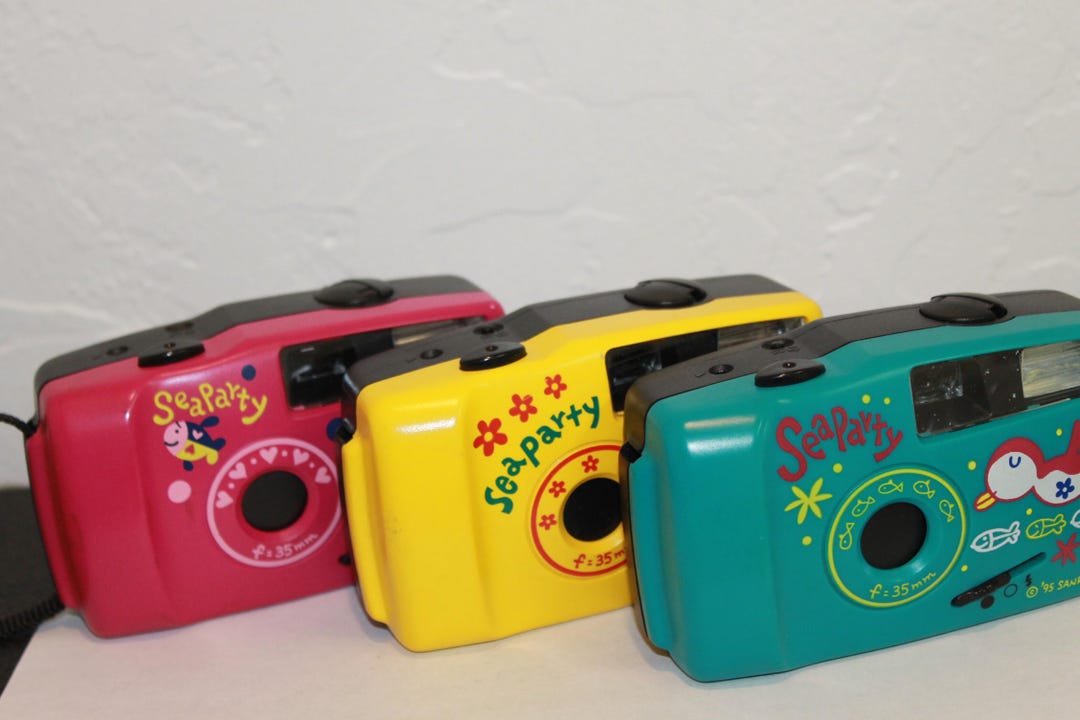 SANRIO SEA PARTY Collectible Vintage 35 Mm Film Cameras From Japan ...