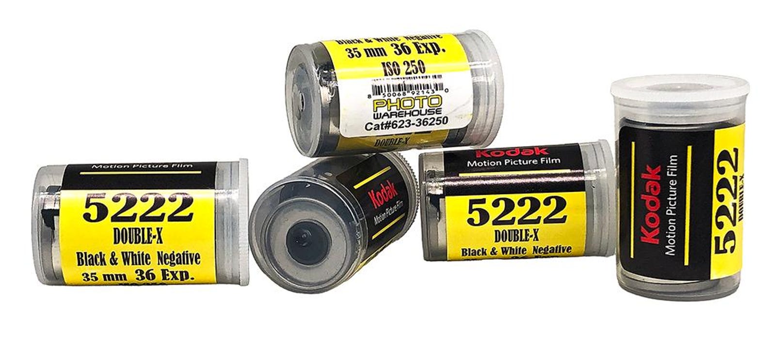 Kodak Double-x 5222 Black & White Film, 35mm 36 Exp - 5 Rolls - Etsy