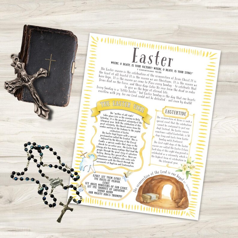 All About Easter Worksheet Bundle - Etsy