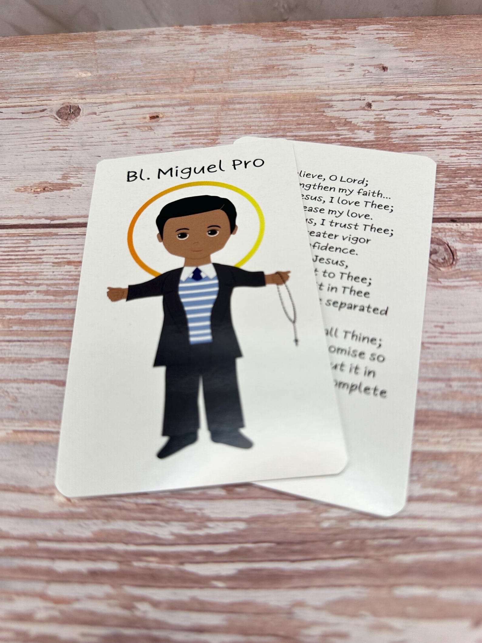 Bl. Miguel Pro Prayer Card - Etsy