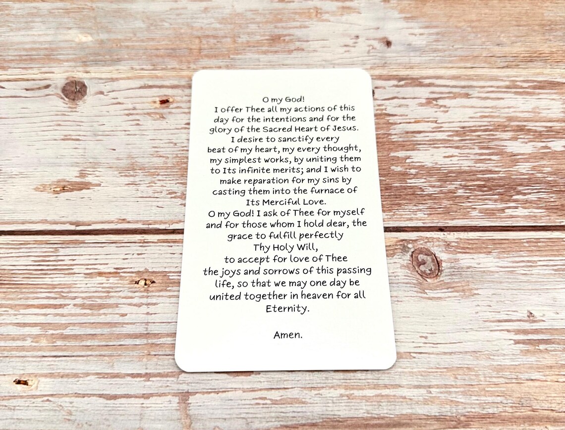 St. Thérèse of Lisieux Prayer Card - Etsy