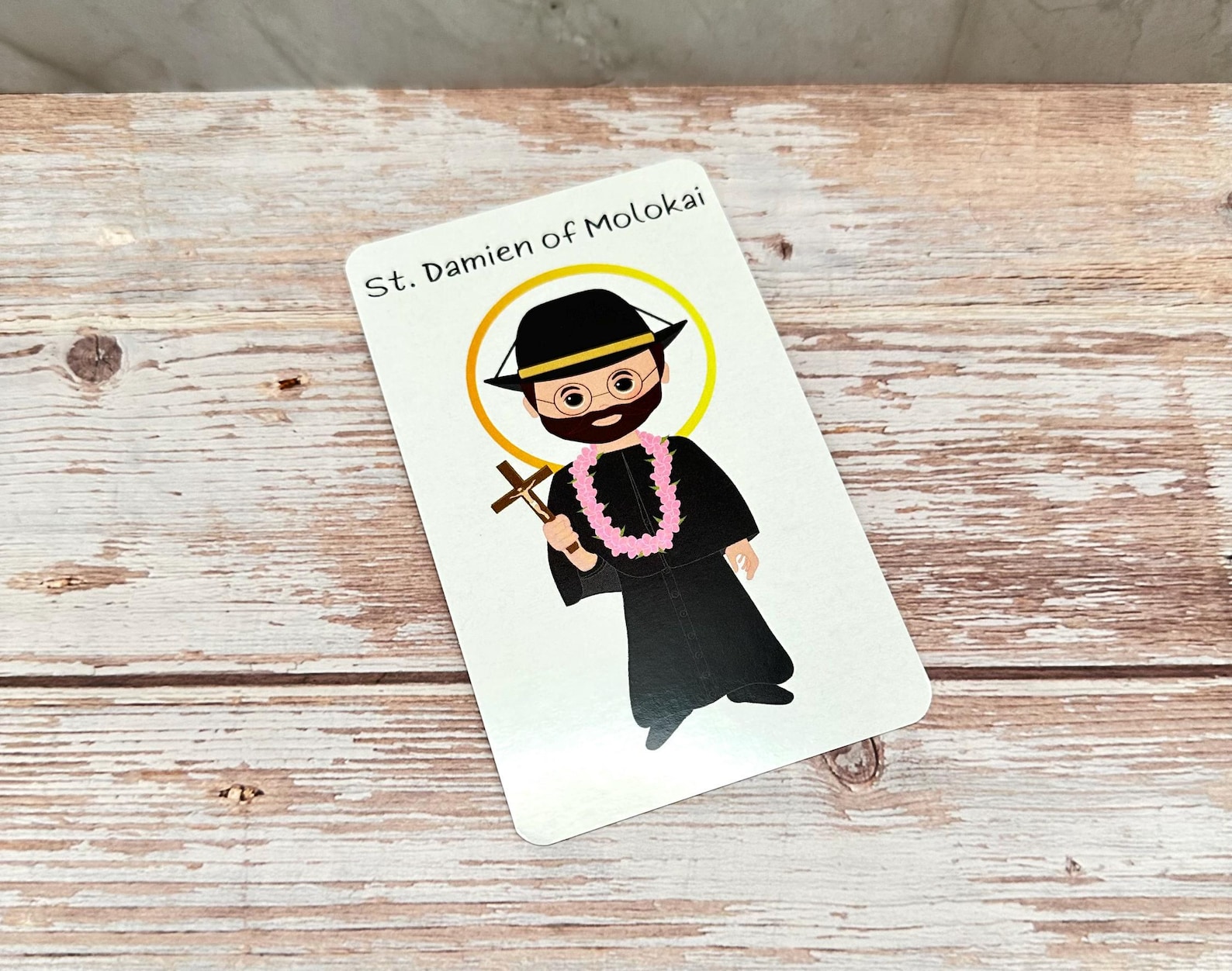 St. Damien of Molokai Prayer Card - Etsy