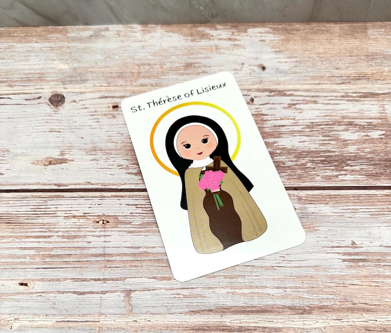 St. Thérèse of Lisieux Prayer Card - Etsy