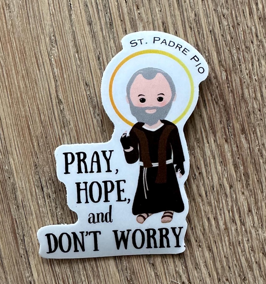 Padre Pio Sticker - Etsy