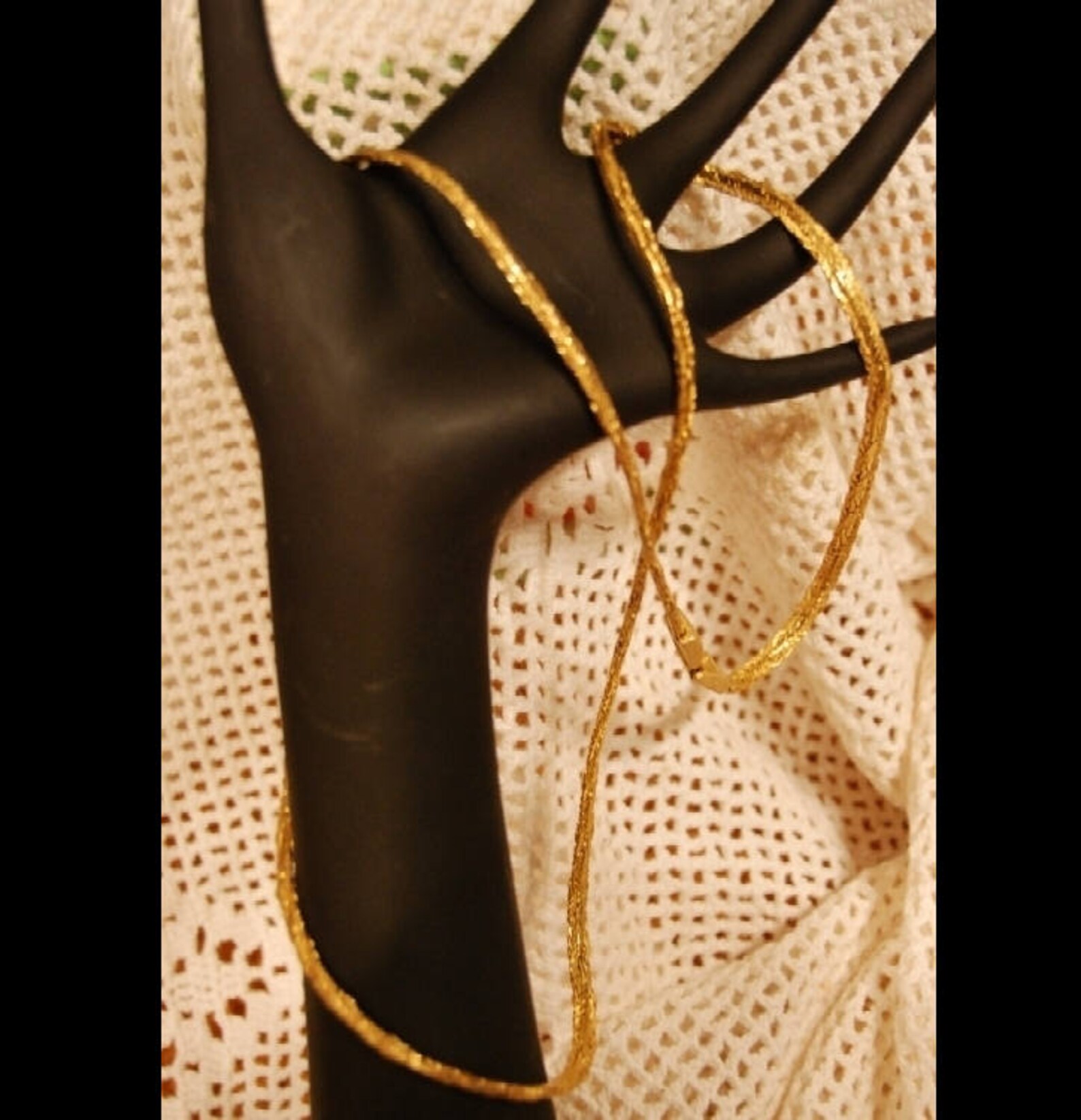 Vintage 1980s Matte Gold Tone Multi-textured Chain Necklace 30.5 - Etsy