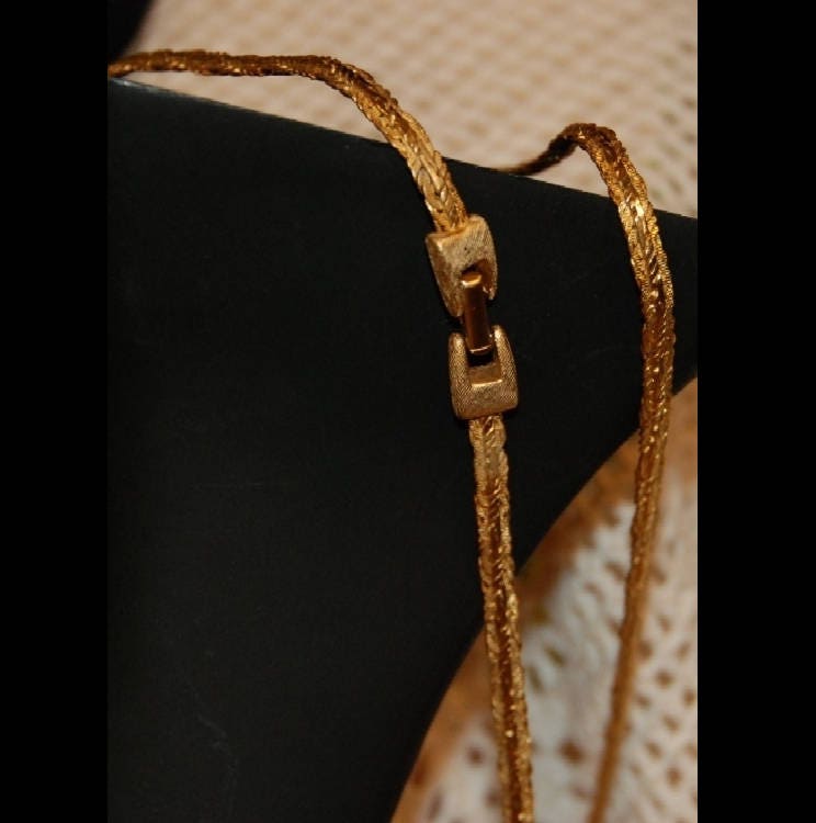 Vintage 1980s Matte Gold Tone Multi-textured Chain Necklace 30.5 - Etsy