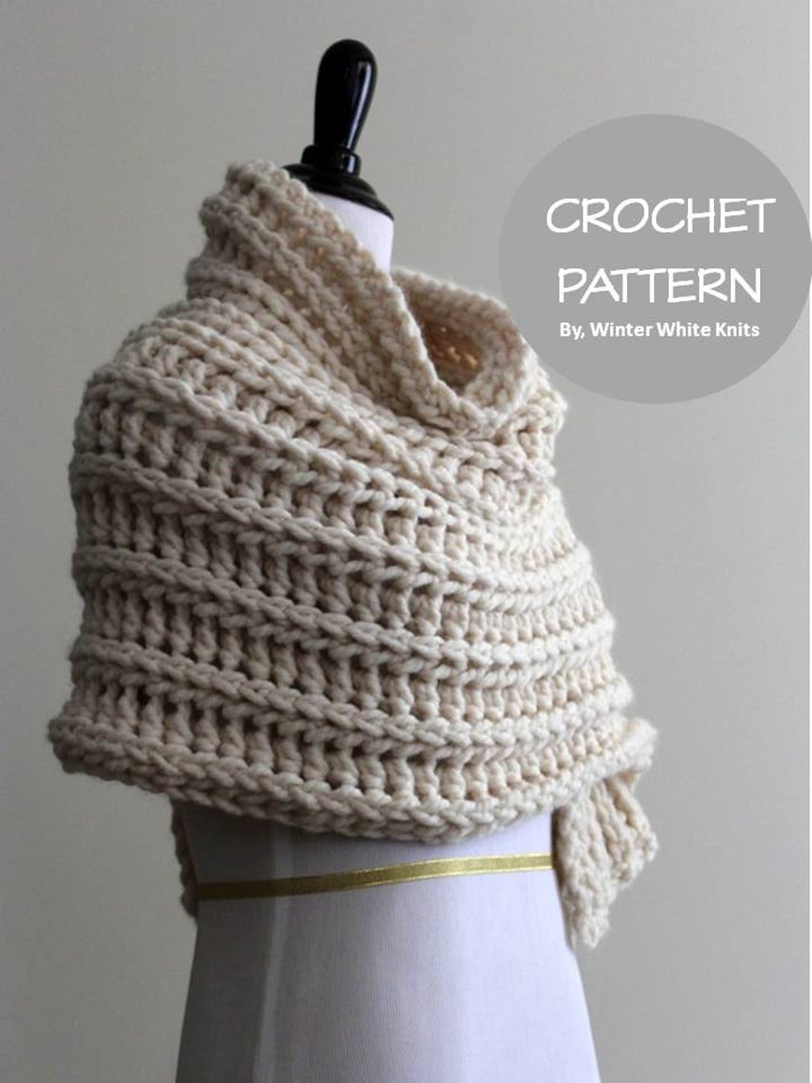 Crochet Pattern Crochet Stole/wrap Pattern PDF Instant | Etsy