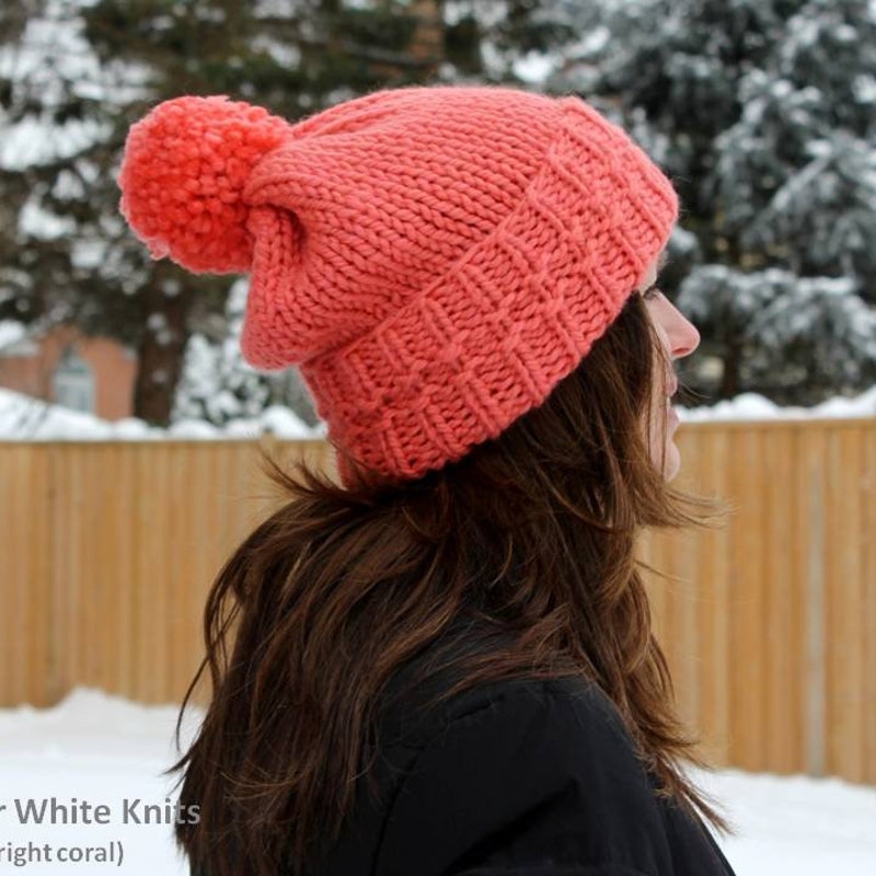 Hand Knit Hat - Etsy