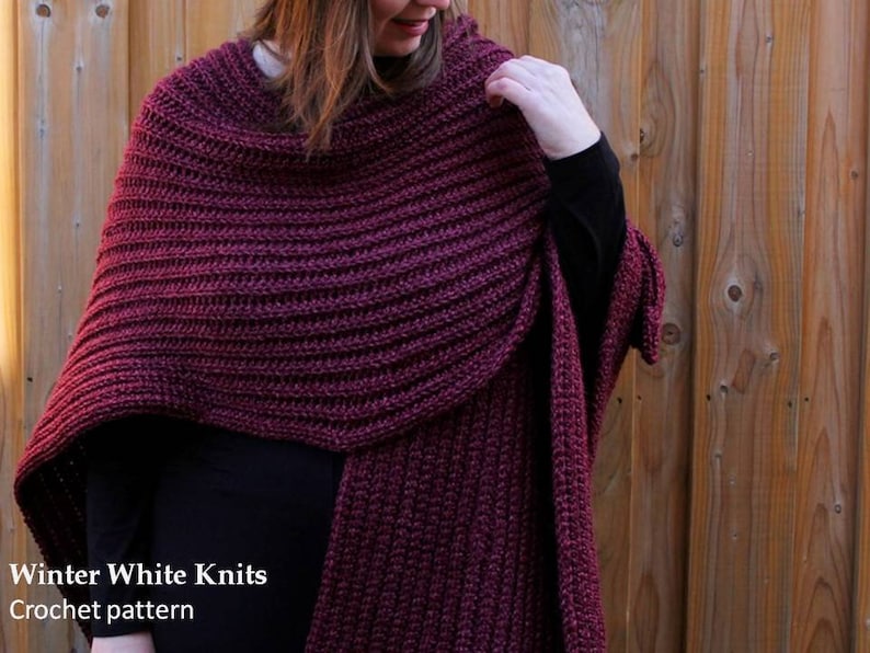 Crochet Ruana Pattern, Crochet Poncho Pattern, Crochet Cape, Crochet ...