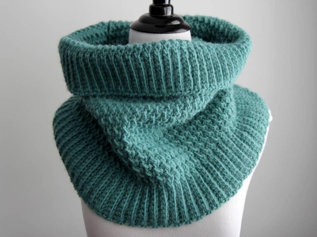 Crochet Cowl Pattern, Winter Pebble Cowl Crochet Pattern, Easy Neck ...