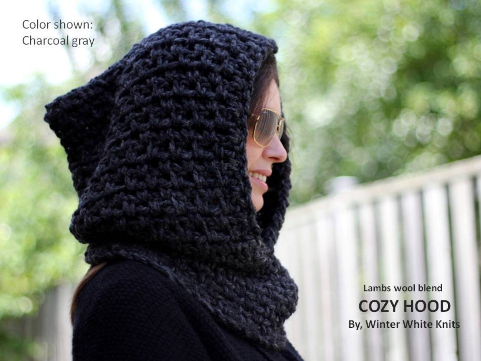 Cozy Hood Winter Hood Chunky Cowl Hood Winter Hood Scarf | Etsy