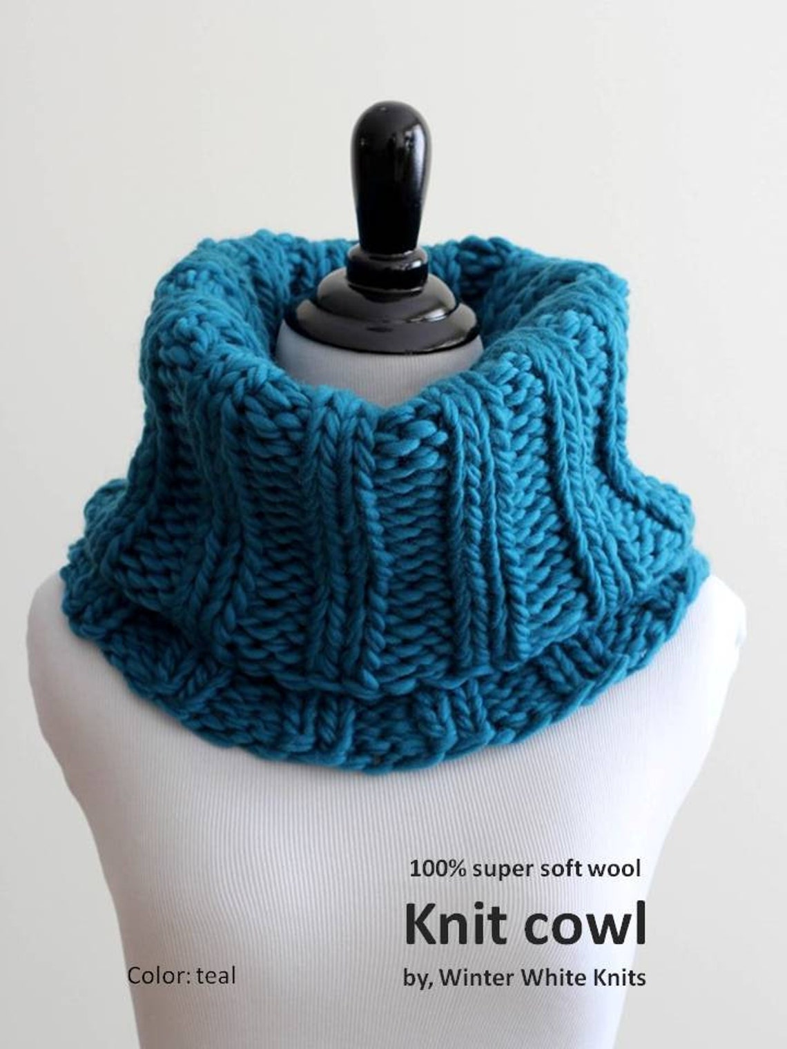 Wool Cowl Knit Cowl Unisex Cowl Soft Wool Cowl Knit Tube - Etsy Canada