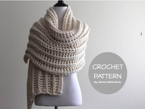 Crochet Pattern Crochet Stole/wrap Pattern PDF Instant | Etsy