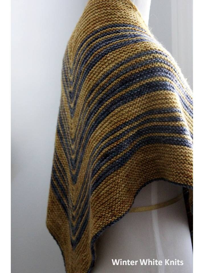 Knitting Pattern knit shawl knit scarf pattern PDF Instant | Etsy