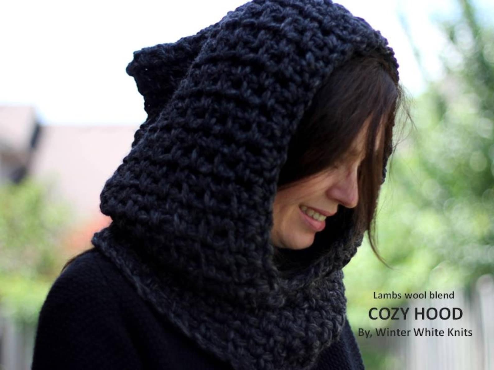 Cozy Hood Winter Hood Chunky Cowl Hood Winter Hood Scarf | Etsy