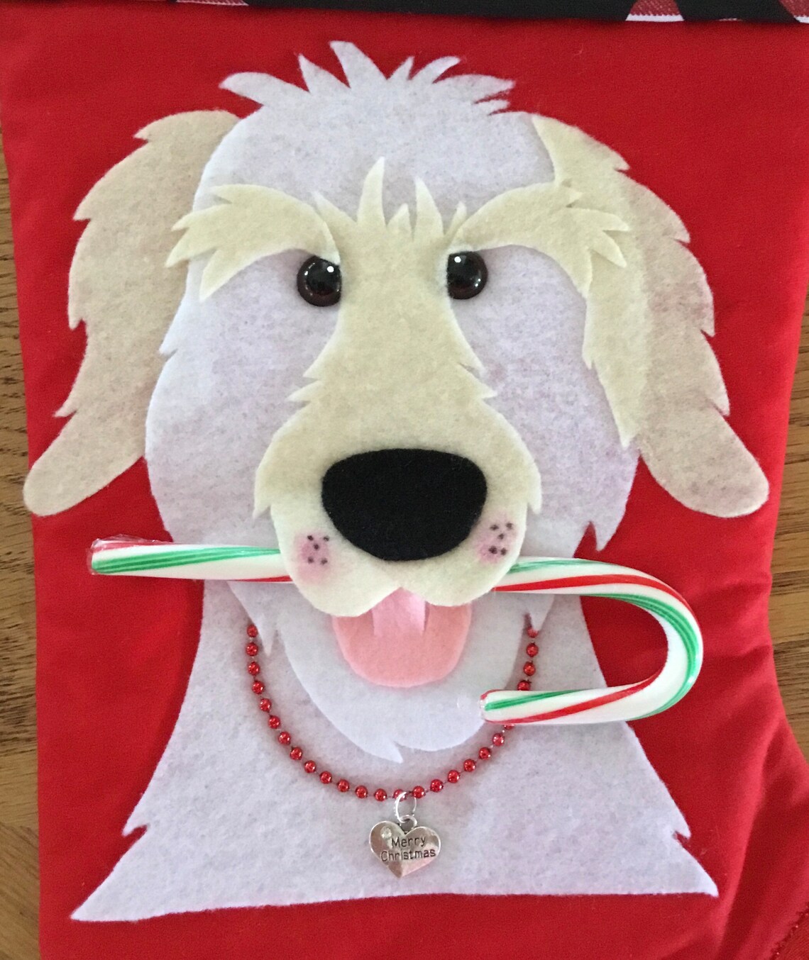 Goldendoodle Dog Christmas Stocking #1 - Etsy
