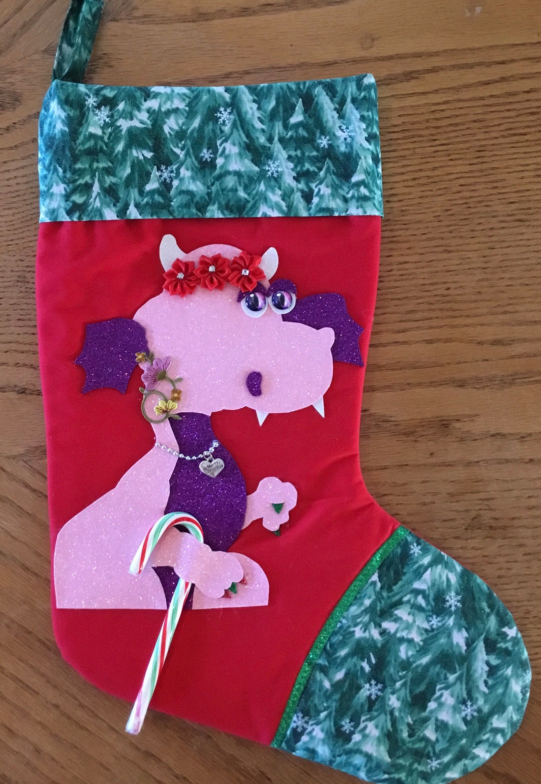 Dragon Christmas Stocking #3 - Etsy