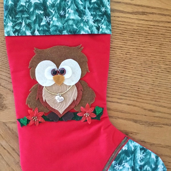 Owl Stocking - Etsy