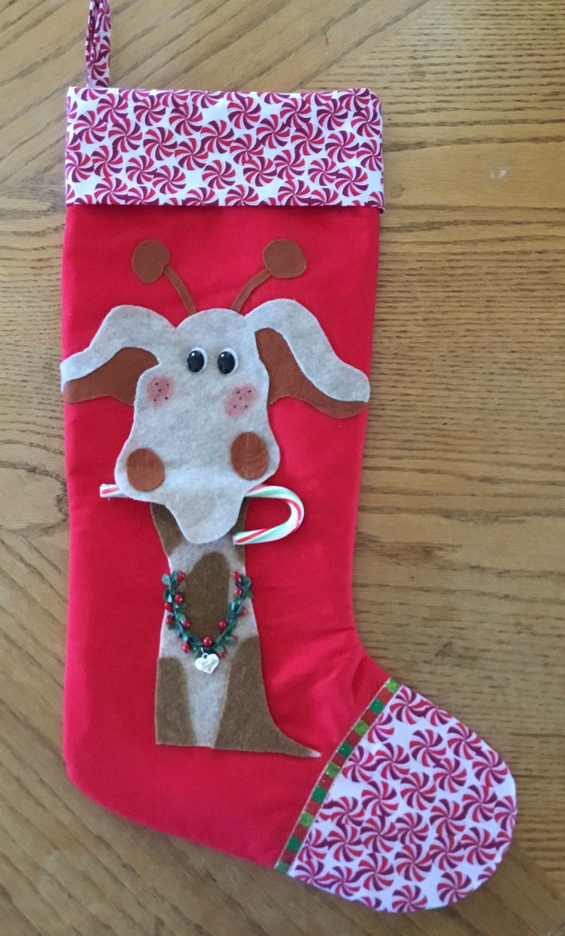 Giraffe Christmas Stocking - Etsy