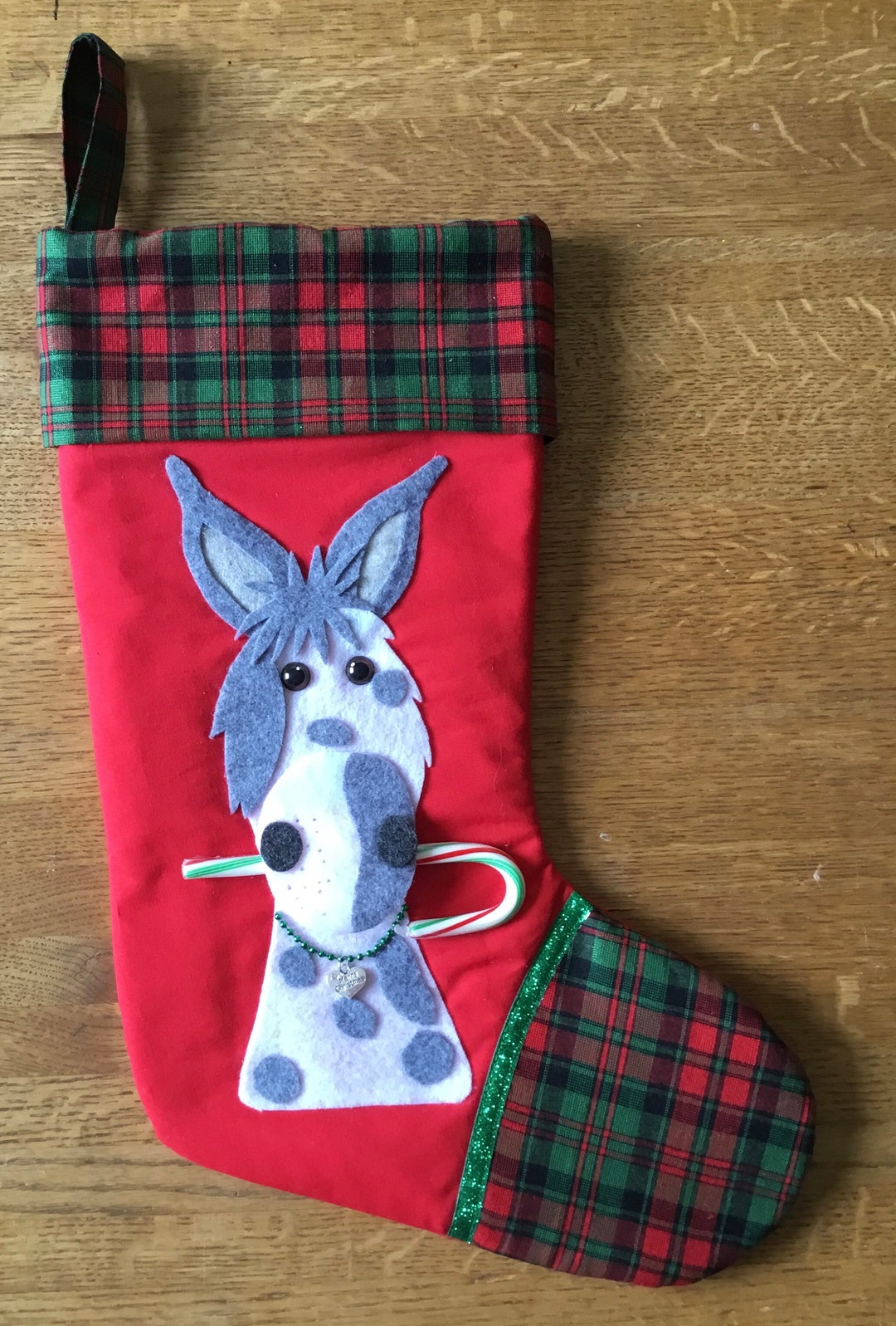 Spotted Mule/Donkey 7 Christmas stocking - Etsy 日本