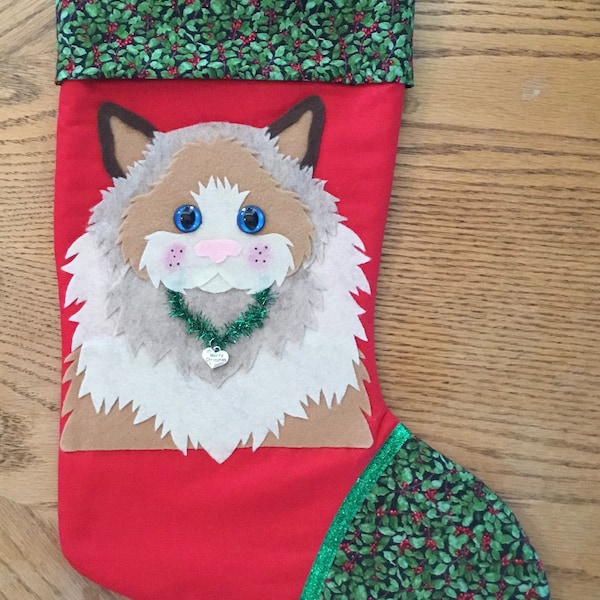 Cat Stocking - Etsy